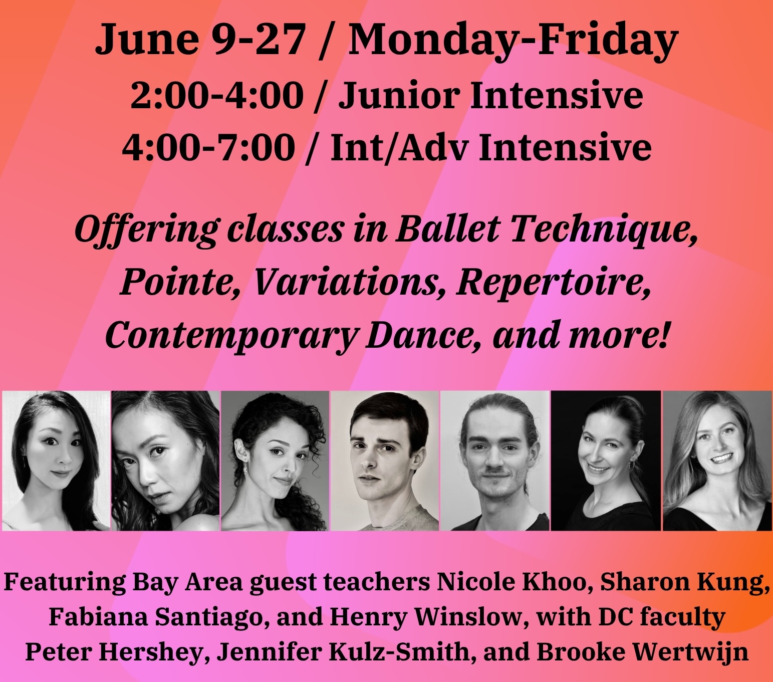 Ballet Intensive - Dance Connection Palo Alto